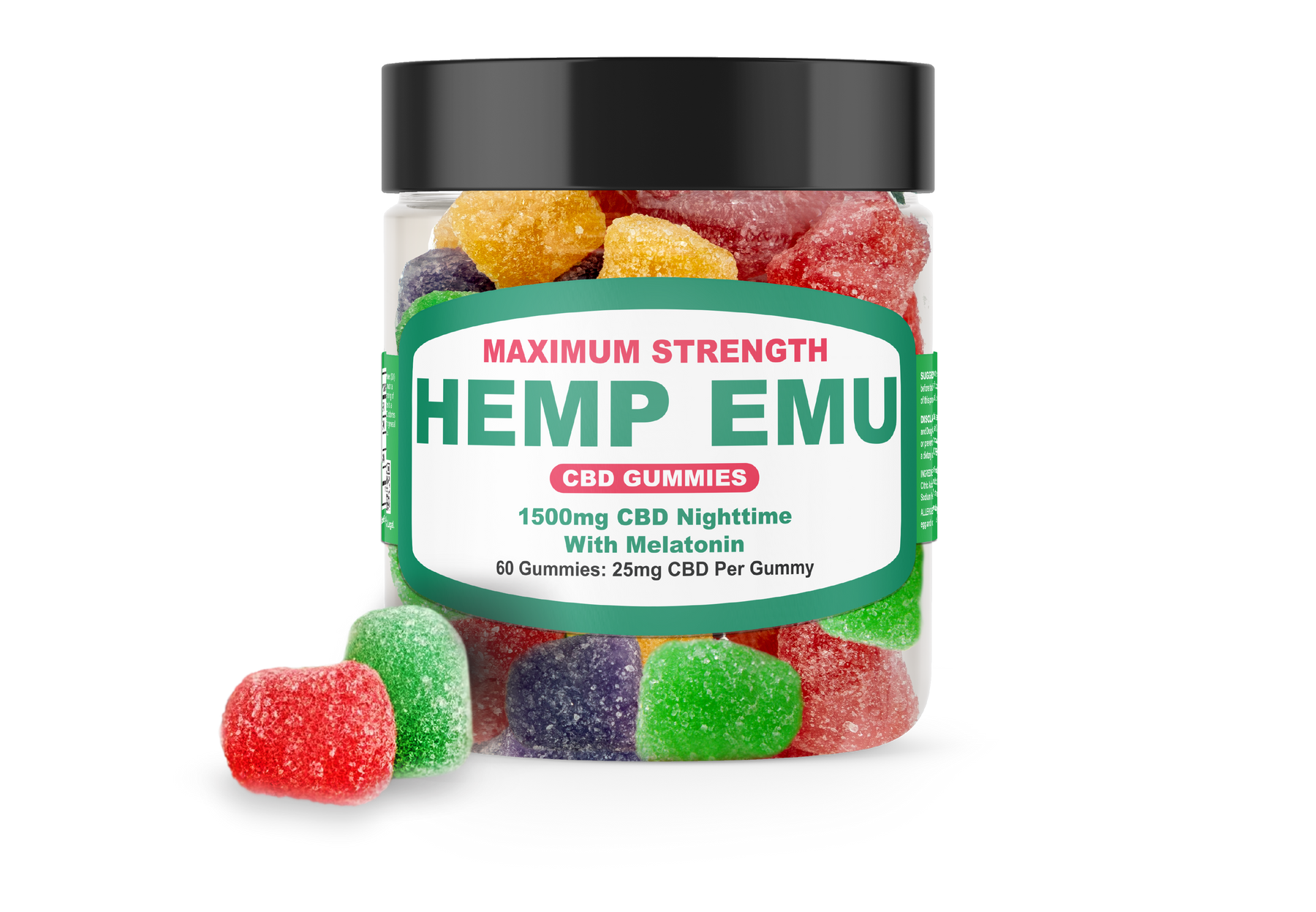 Hemp Emu 1,500mg CBD Gummies – Hemp Emu™